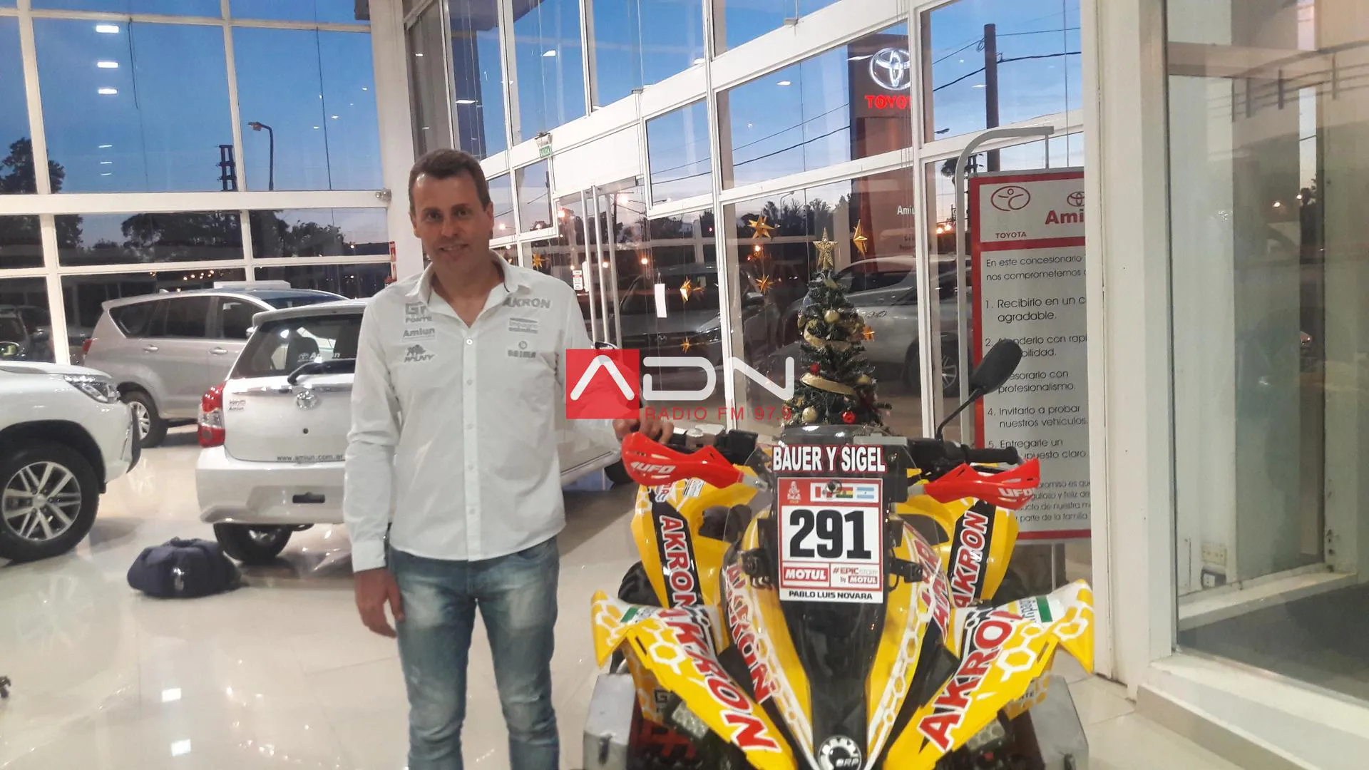 Pablo Novara, el representante de la región que correrá el Rally Dakar 2018