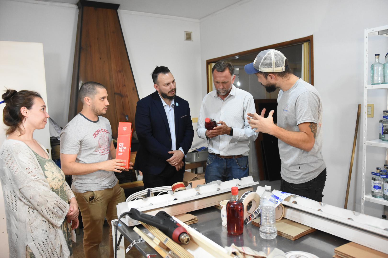 Funcionario nacional visitó a emprendedores rafaelinos y se llevó el ...