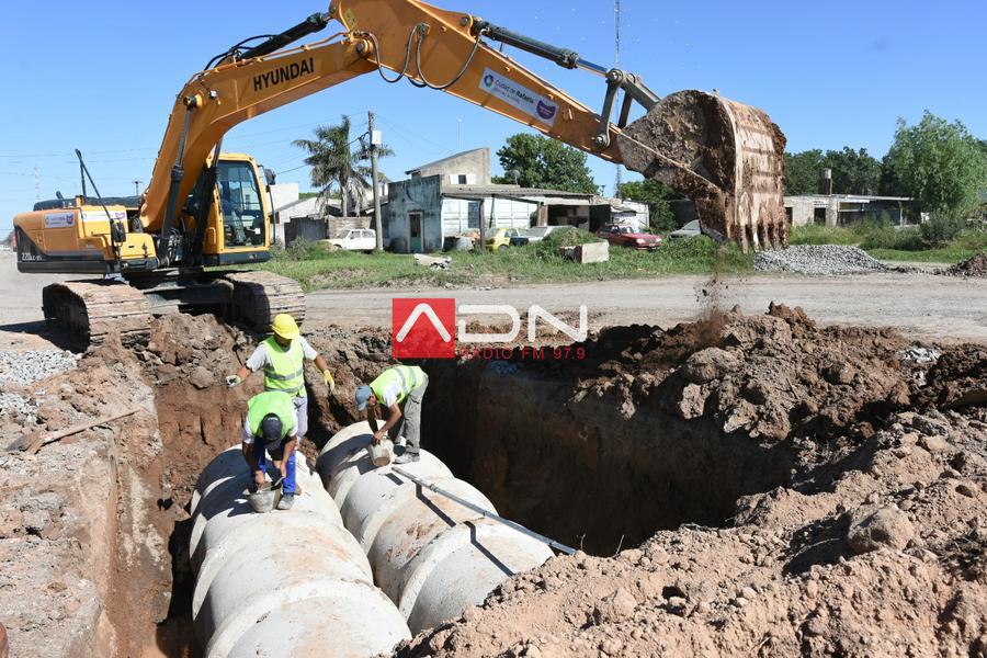 Comenzó la obra de entubado en avenida Gabriel Maggi